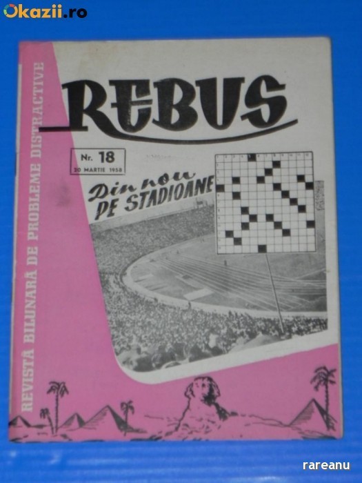 REVISTA REBUS 1958 NR 18 (00443 | arhiva Okazii.ro