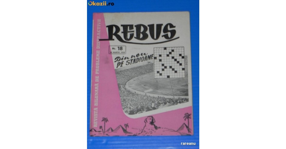 REVISTA REBUS 1958 NR 18 (00443 | arhiva Okazii.ro