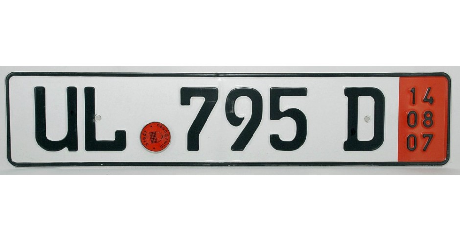 Numar de inmatriculare vechi - Germania - export - | arhiva Okazii.ro