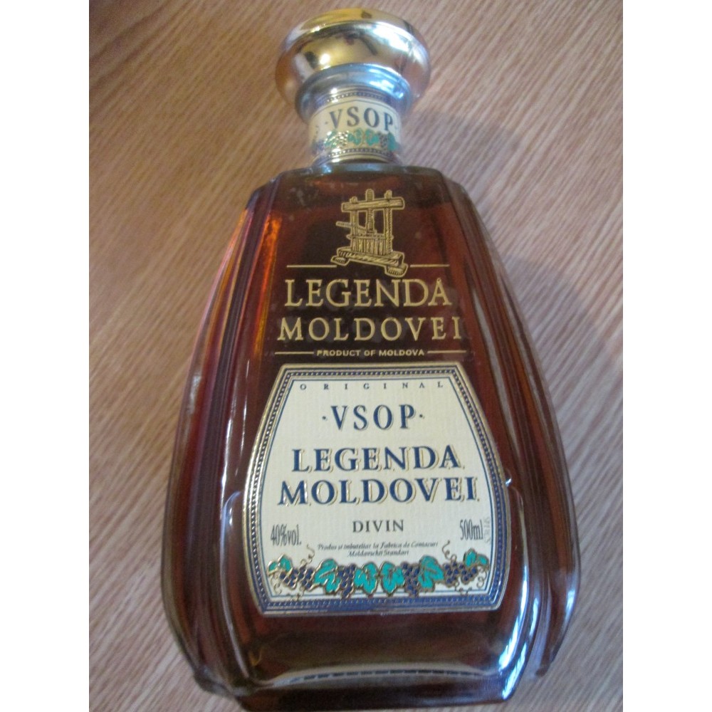 Coniac Legenda Moldovei VSOP 0,5 LITRI coniac Legenda Moldovei 5 ani ...