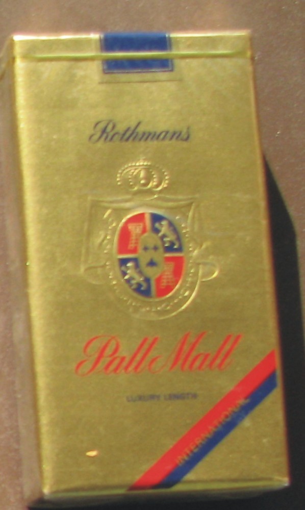 Tigari de colectie - PALL MALL Rothmans - Pachet sigilat - anul 1980 ...