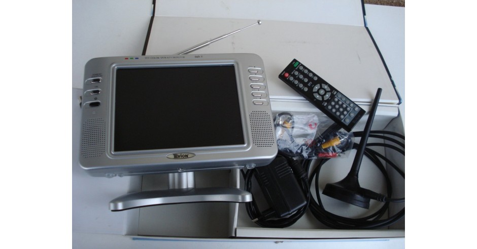 Mini televizor COLOR la 12V sau 220V, cu tuner analog si digital(DVB-T ...