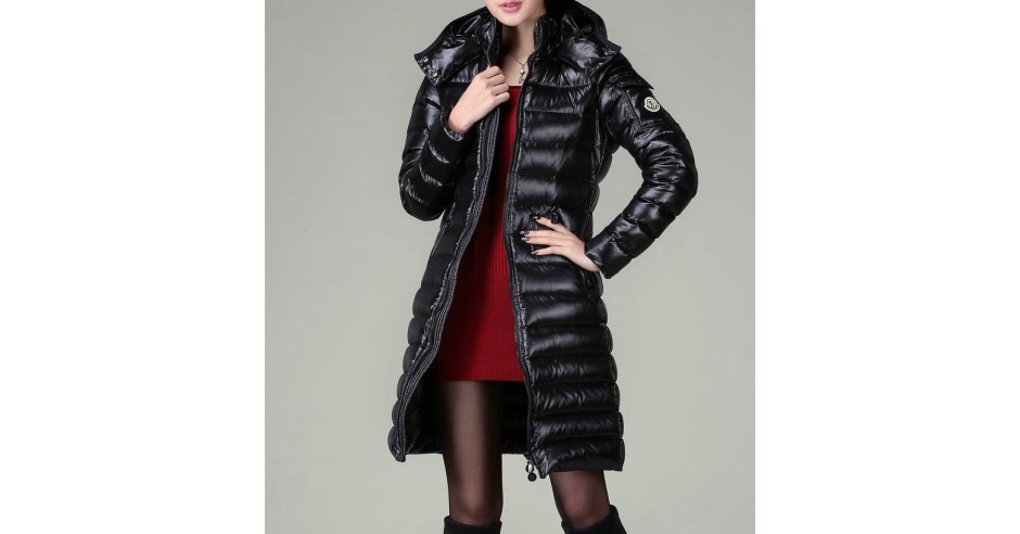 Geaca MONCLER Dama/Junior Negru Cu Puf De Gasca - XS IN STOC - Pentru ...