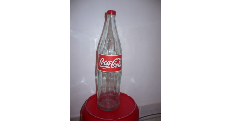 STICLA COCA COLA DE 1LITRU PENTRU COLECTIE | arhiva Okazii.ro