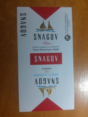 Ambalaj original nefolosit tigari romanesti"snagov"-fabrica de tigari ...