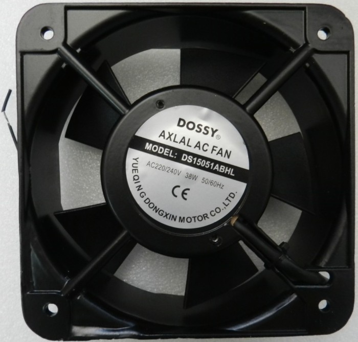Dossy Ventilator carcasa metal 220V 0.22Ah 38W 150x150x51 mm DS15051ABHL - NOU | arhiva Okazii.ro