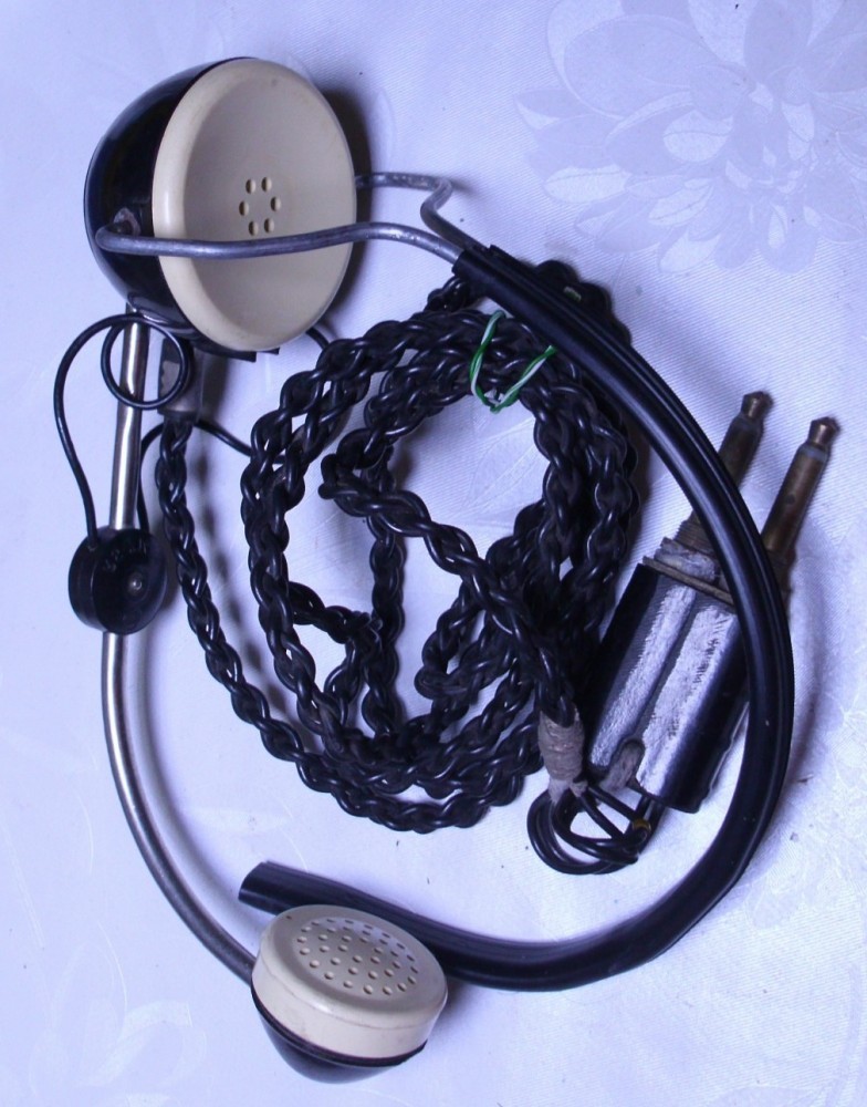 galena casca telefonista de colectie vintage functionala galene casti ...