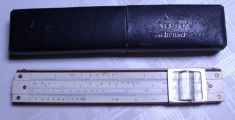 rigla de calcul calculat anii 40 Albert Nestler functionala veche calculator | arhiva Okazii.ro