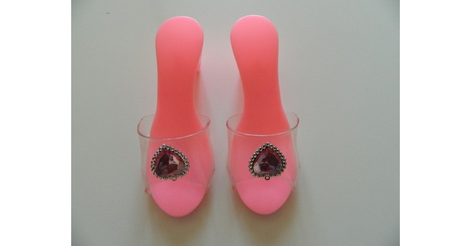 Papucei, papuci, slapi cu toc, sandale printesa pentru fetite, marimea ...