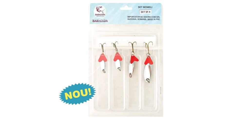 Set 4 Lingurite Pescuit SF-04 Rotative Salau Avat - Naluci Pescuit ...