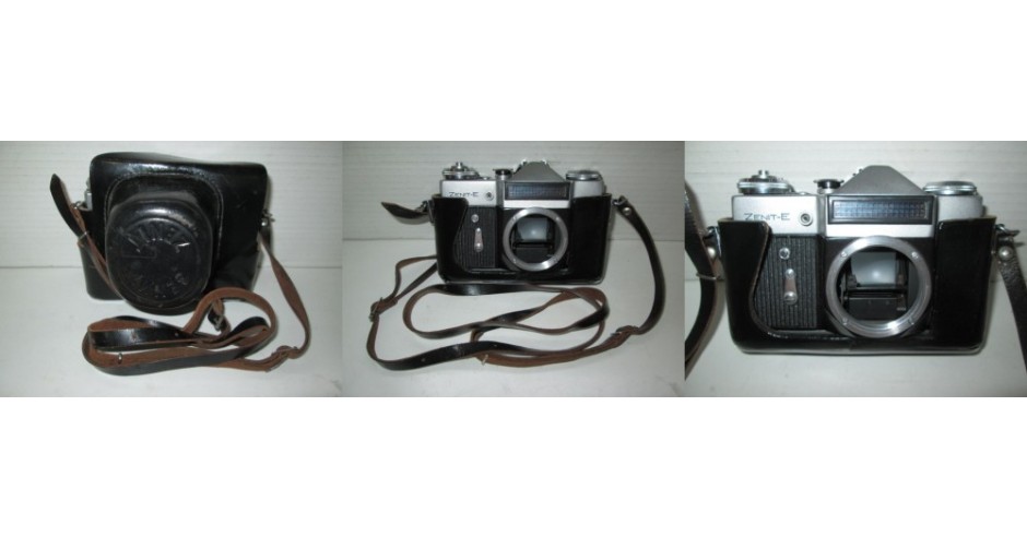 Aparat foto sovietic vechi de colectie Zenit E fara obiectiv. | Okazii.ro