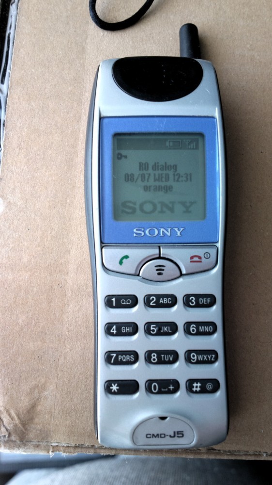 Sony CMD J5 telefon mobil colectie vintage retro business an 2000 15 ...