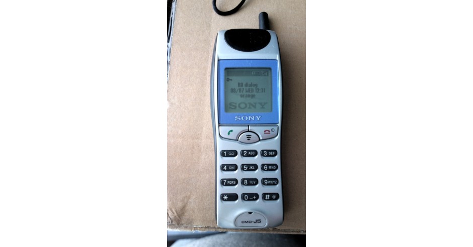 Sony CMD J5 telefon mobil colectie vintage retro business an 2000 15 ...