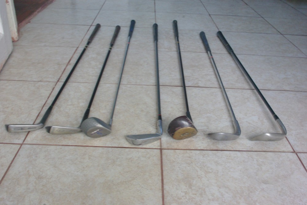 Set 7 crose golf S,P,3,4,5,7,9 Mizuno, True Temper, Nogan, Ceramic ...