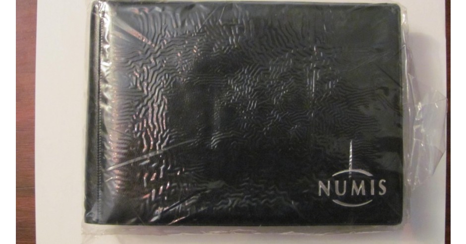 AM - Clasor / album NUMIS monede format mic (14,50 cm x 10 cm) in tipla ...