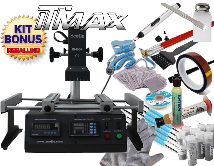 STATIE PROFESIONALA BGA REBALLING REWORK CU INFRAROSU SCOTLE IR6000 CU ...