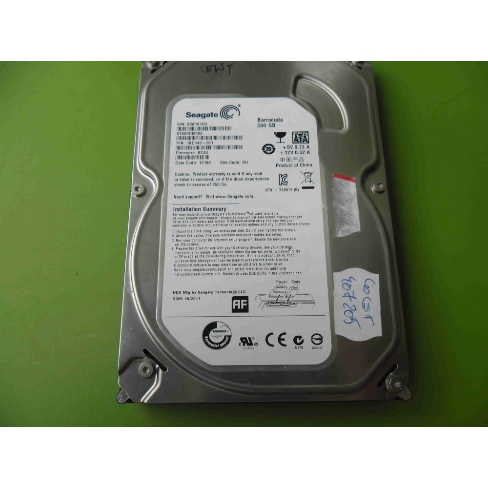 HDD 500GB Seagate ST500DM002 SATA cu PROBLEME | arhiva Okazii.ro