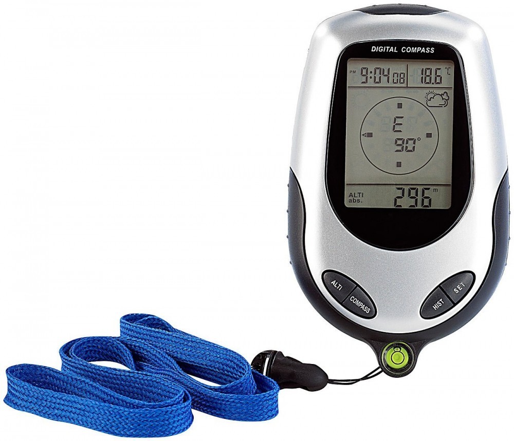 Busola digitala / Compas electronic + Altimetru, Barometru, Termometru ...