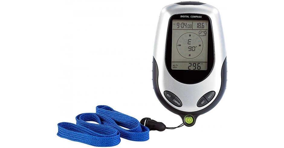 Busola digitala / Compas electronic + Altimetru, Barometru, Termometru ...