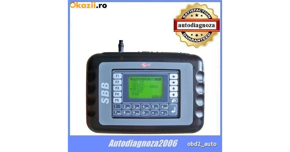 Programator chei auto tester SBB KEY programmer , interfata diagnoza ...