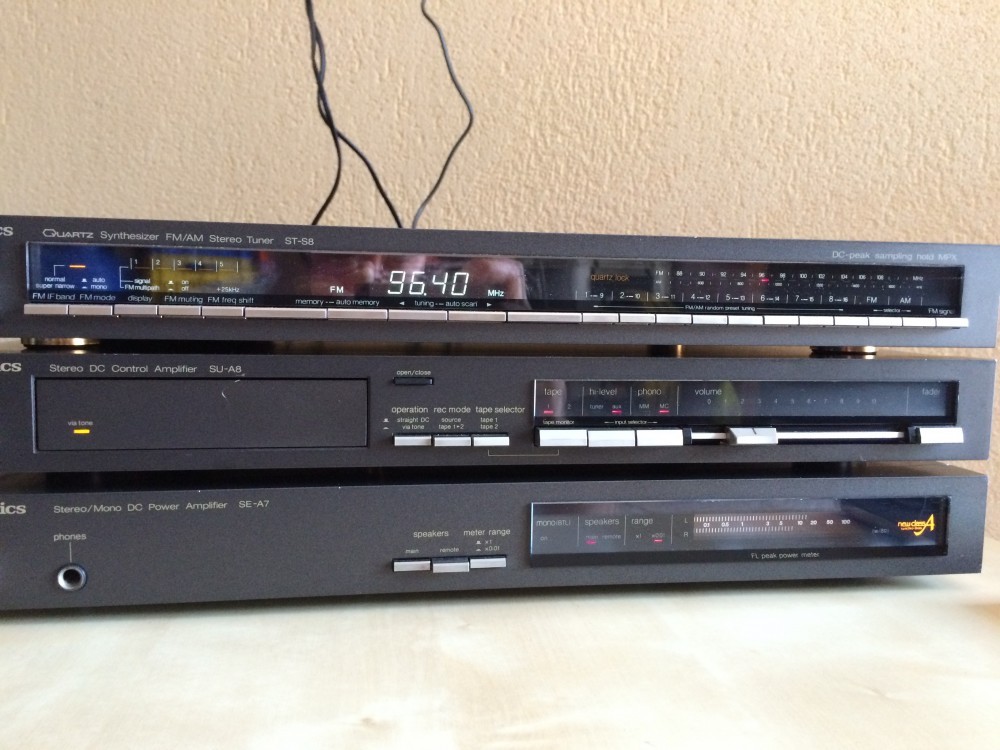 Technics SU A8 +Technics SE A7 + Technics ST S8 ( preu + amplif +tuner ...