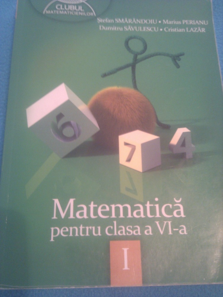 CULEGERE MATEMATICA CLASA VI CLUBUL MATEMATICIENILOR 2013 STEFAN ...