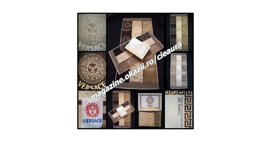 SET 2 PROSOAPE 3 CULORI GEN FIRMA VERSACE BAIE MARE PLAJA PISCINA FATA ...