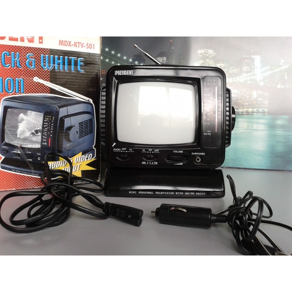 Mini televizor portabil - PRESIDENT MDX-KTV-501 - ecran 5,5 inch AM/FM ...