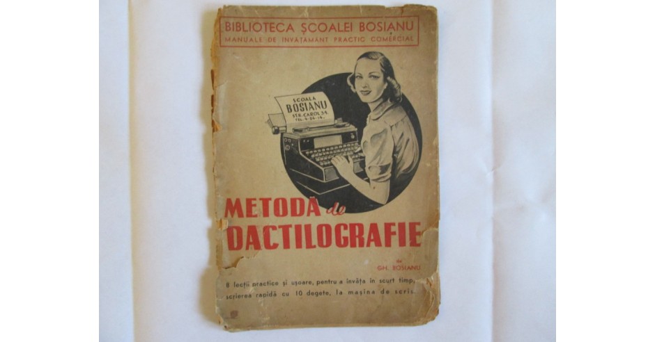 METODA DE DACTILOGRAFIE ANII 40 | Okazii.ro