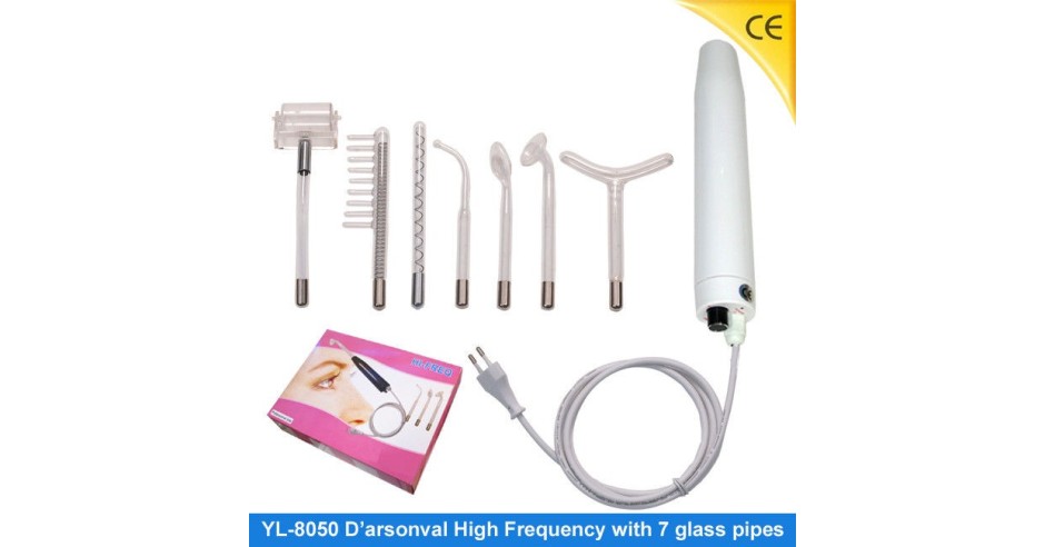 Violet Wand Ray Elestrostimulation 4 Wands Darsonval Electro Stimulare ...