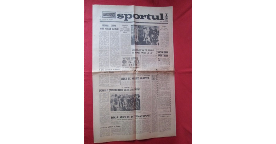 Sportul nr 181 - 14 mai 1968, ziar vechi sport | arhiva Okazii.ro