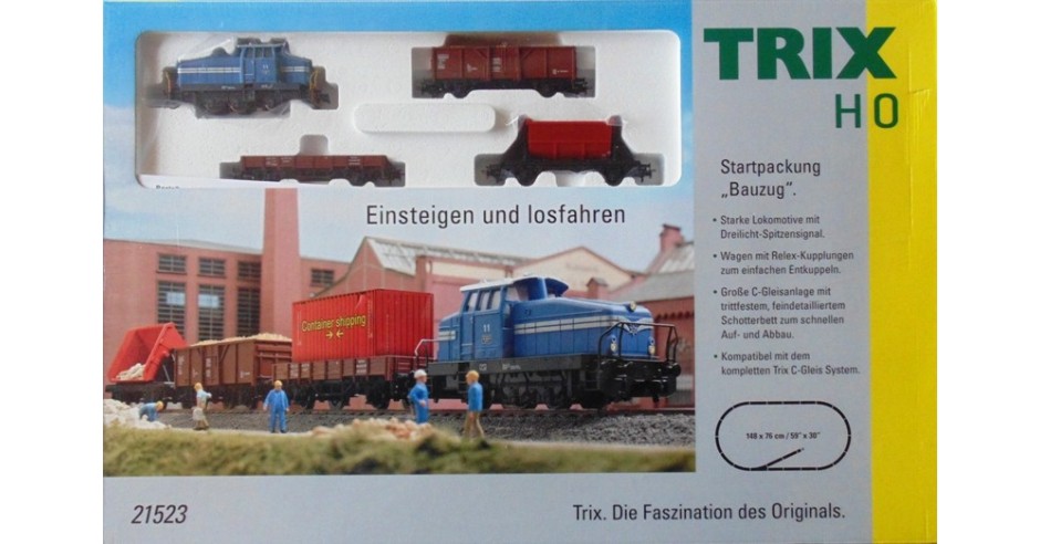 Set start Trix 21523, scara H0(1:87) - Set Tren Constructii | arhiva ...