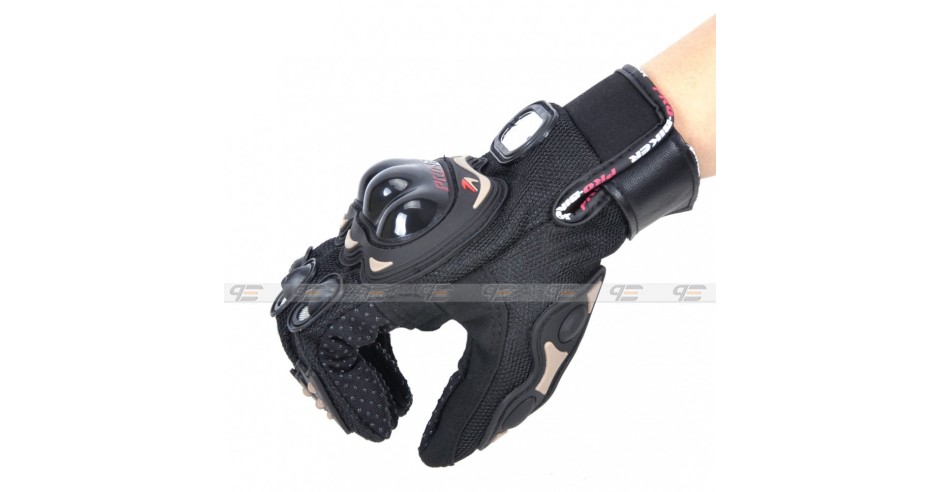 Manusi moto enduro motocicleta cu protectii probiker textil negru M si ...