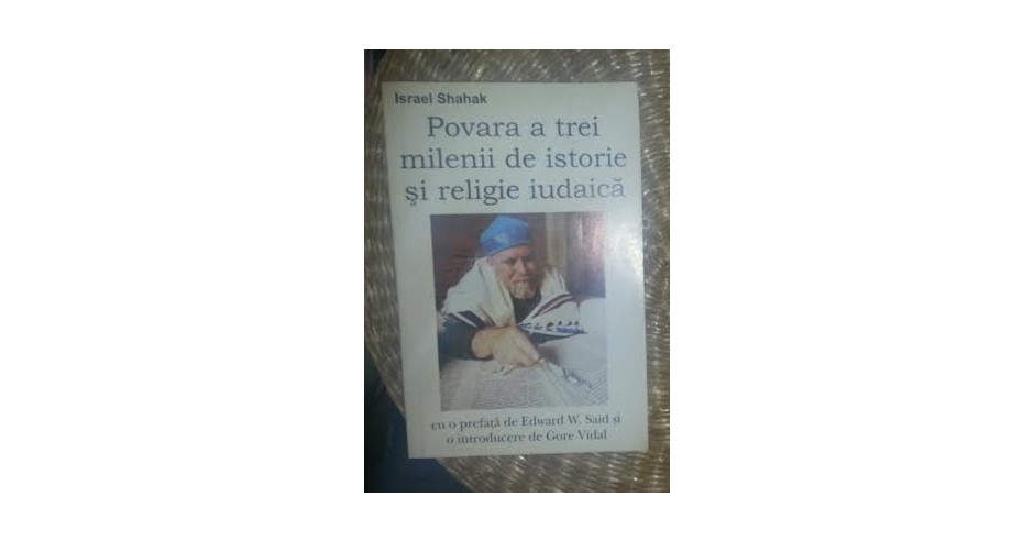 Povara a trei milenii de istorie si de religie iudaica / Israel Shahak ...