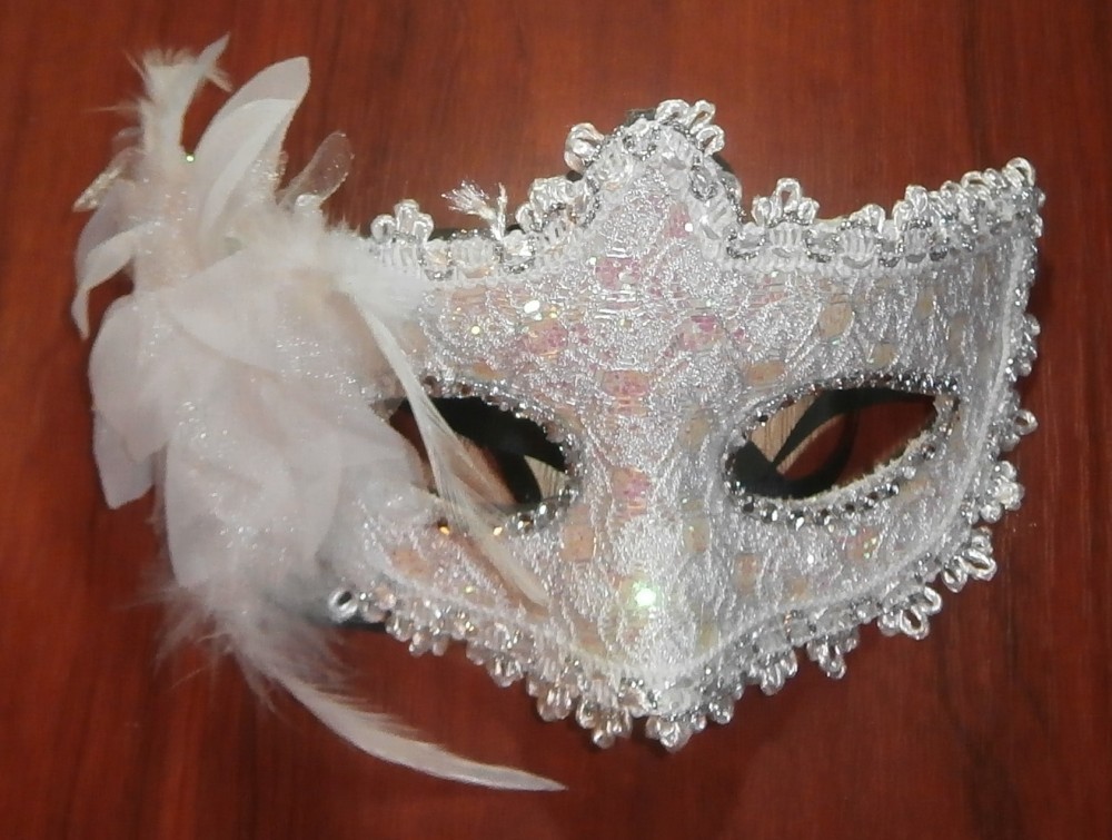 Masca fata venetiana bal mascat carnaval Venetia sexy eleganta NOU ...