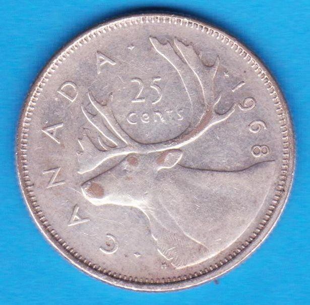 (1) MONEDA DIN ARGINT CANADA - 25 CENTS 1968 | arhiva Okazii.ro (1) MONEDA DIN ARGINT CANADA - 25 CENTS 1968 | arhiva Okazii.ro