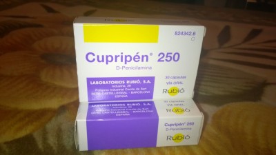Cuprenil (Cupripen 250, 4 cutii x 30 capsule) | arhiva Okazii.ro