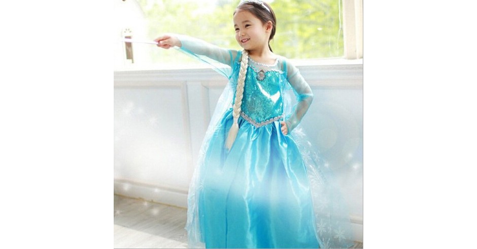 Rochita Elsa rochie petrecere Frozen Printesa Disney 4 , 5 , 6 ani ...
