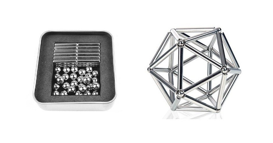 Buckybars - Set 36 cilindri magnetici + 27 sfere metalice | arhiva ...