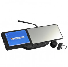 C137 Oglinda retrovizoare cu GPS incorporat - Casca Bluetooth, 720P HD ...