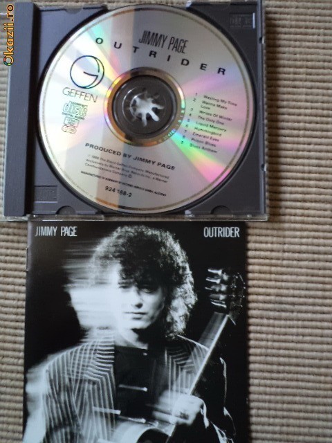 jimmy page outrider cd disc muzica rock blues guitar chitarist din led zeppelin | arhiva Okazii.ro