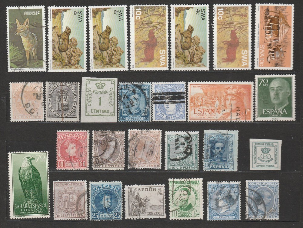 Lot timbre SWA - Spania - stampilate | arhiva Okazii.ro