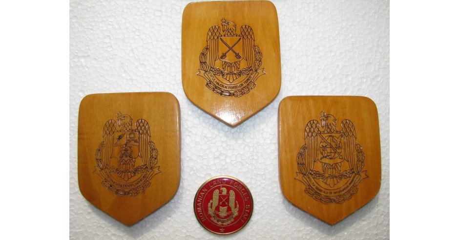 EMBLEME MILITARE ROMANESTI STAT MAJOR FORTE TERESTRE INSIGNE | arhiva ...
