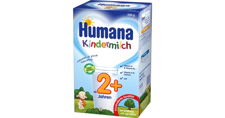 Lapte praf Humana 2+ DIN GERMANIA, 550 gr, trans. gratuit la comanda ...