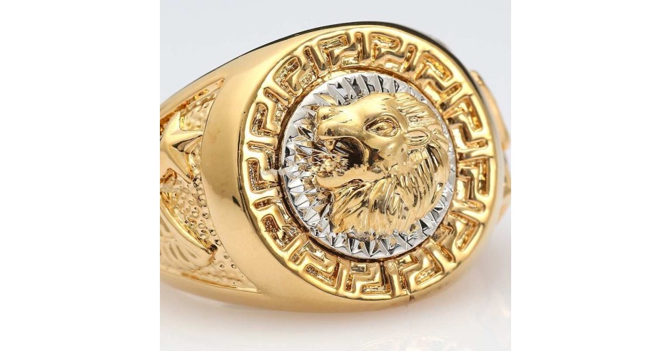 Inel model Versace - 18KGP | arhiva Okazii.ro