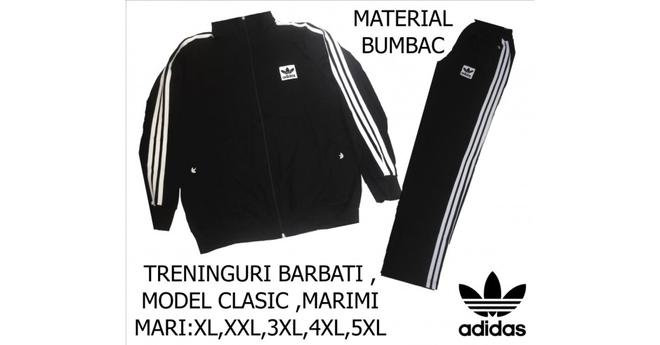 TRENINGURI ADIDAS BUMBAC , MARIMI MARI , 3XL- 4 XL, LIVRARE GRATUITA ...