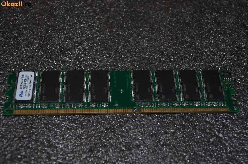 Memorie RAM PMI: DDR, 512MB, 400Mhz - poza reala | arhiva Okazii.ro
