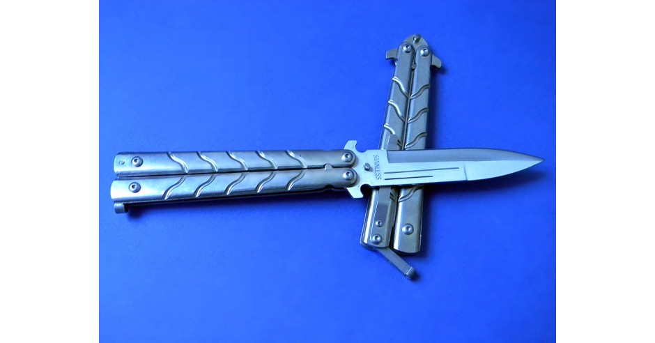 CUTIT BUTTERFLY BALISONG. BRICEAG FLUTURAS FLUTURE. Tip Stilet ...