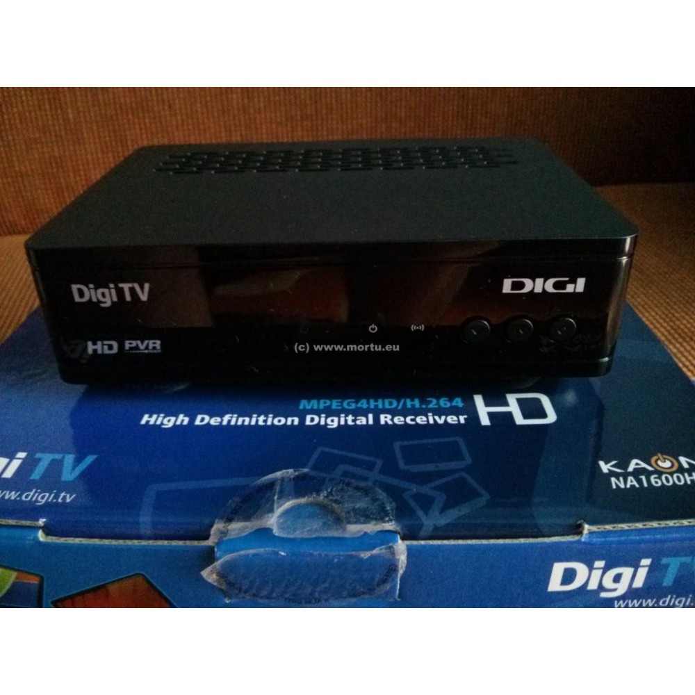 DiGi TV receptor HD cablu DVB/C KAON NA1600HD receiver digital, USB ...