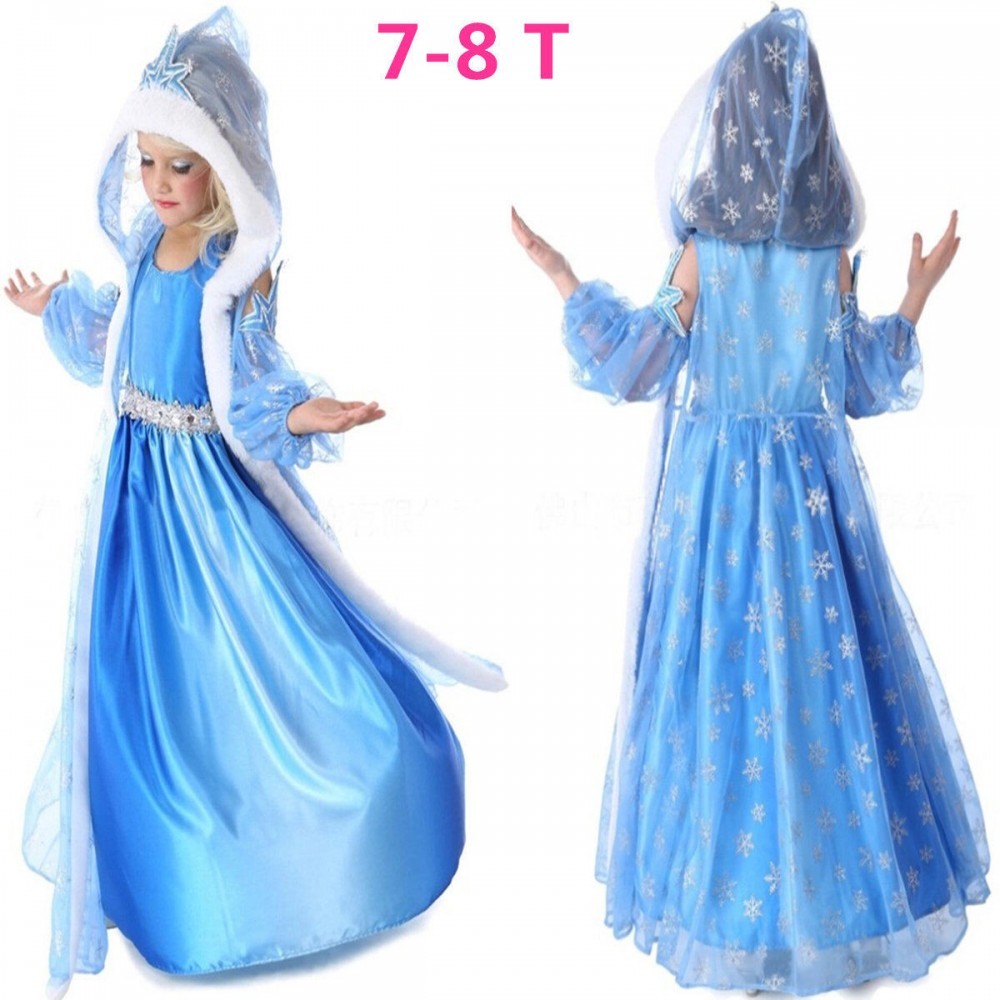 Rochita printesa Elsa rochie petrecere Frozen 7-8 ani ! Model 2015 ...